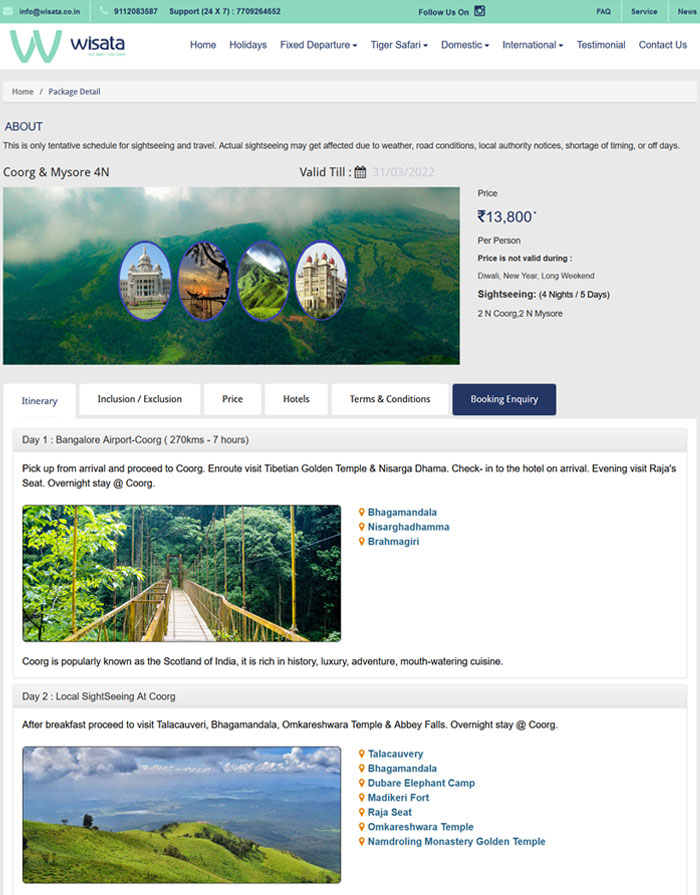 Travel Website | Use your full potential to develop and grow your ...